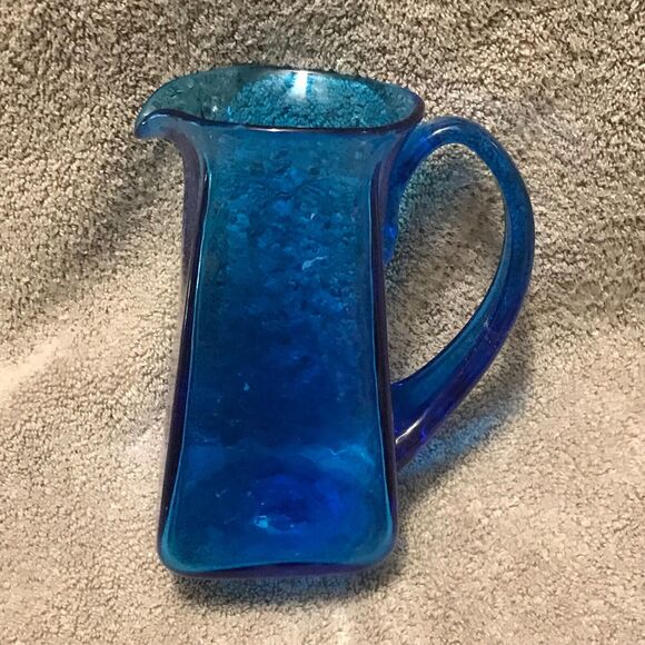 BLENKO | Accents | Vintage 96s Blenko Wayne Husted Light Blue Glass ...